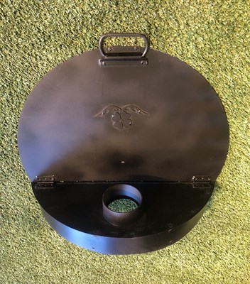 Крышка на бочку для сжигания мусора 610 мм., металл 3 мм. - в СПб