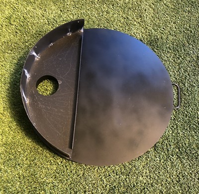 Крышка на бочку для сжигания мусора 610 мм., металл 3 мм. - в СПб